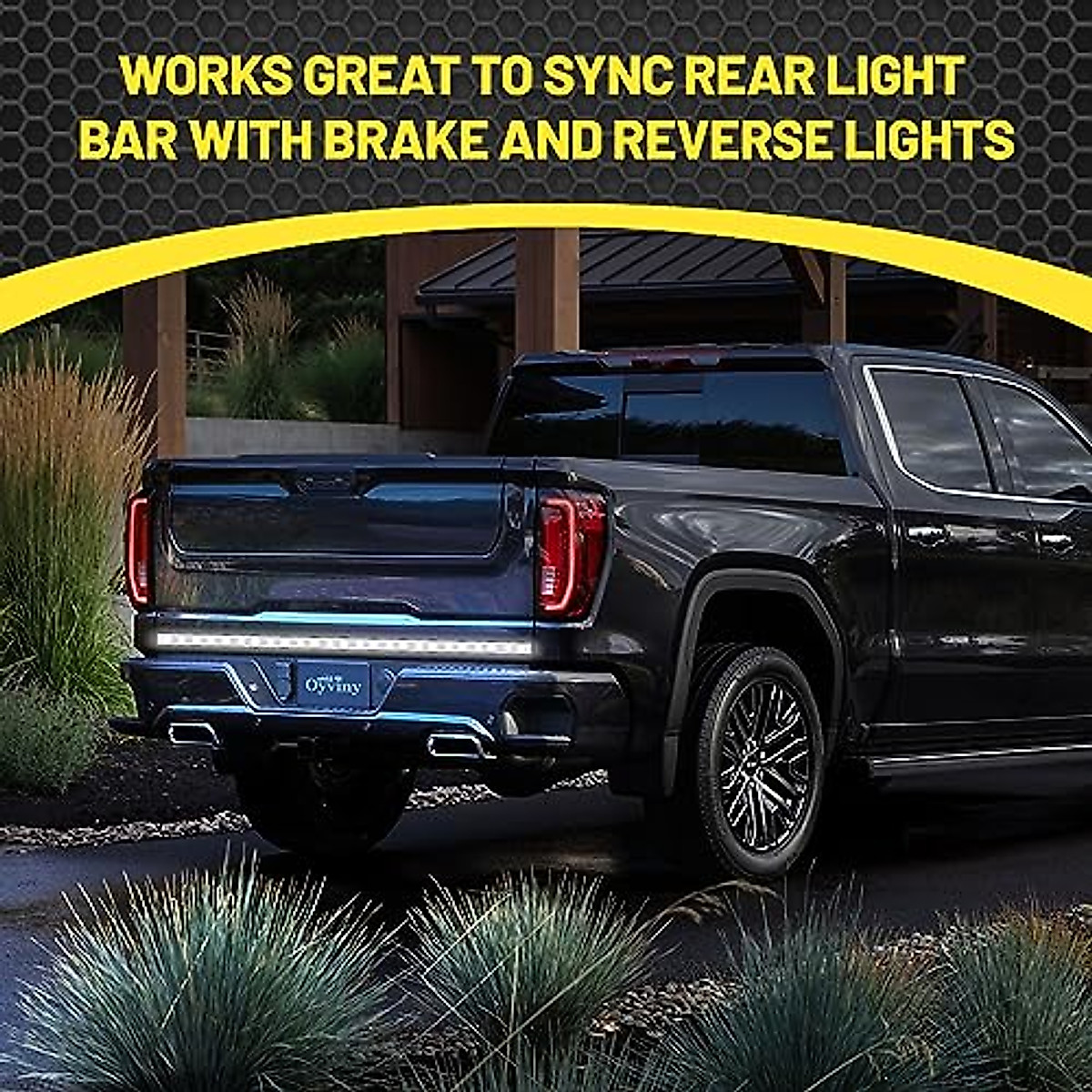 Oyviny 529004 Blade Quick Connect Harness for Installing Blade LED Tailgate Light Bar, Sync Rear Light Bar with Brake and Reverse Lights Uscar 7 Pin to 4 Way Flat Trailer Harness