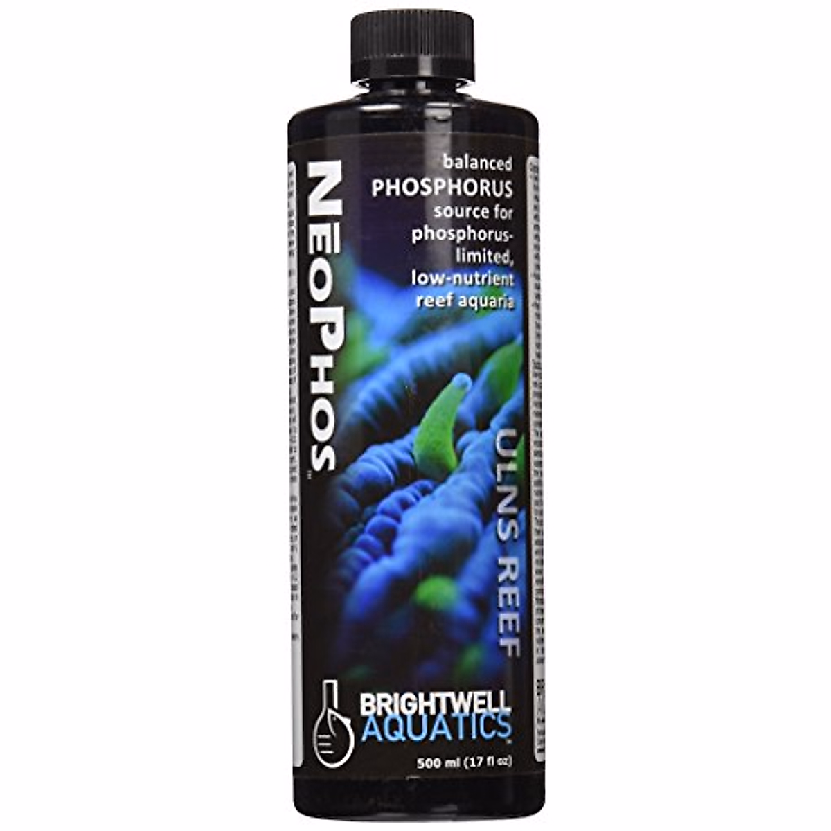 Brightwell Aquatics NeoPhos - Phosphorus Supplement for Ultra-Low Nutrient Reef Aquarium Systems, 500ml