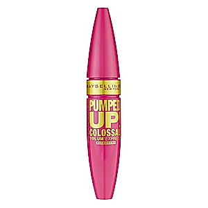 Maybelline New York Volum' Express Pumped Up! Colossal Waterproof Mascara, Classic Black, 0.32 Fl Oz, (K1569200)