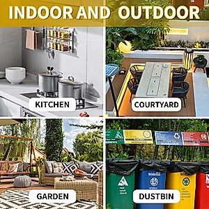 3-Pack Fly Trap Sticks for Indoor, Kitchen, Porch, Garbage Can, High-End Adhesive Fly Catcher Stick for Fly, Fruit Fly, and Flying Insect, Hanging Hook Included, Non-Toxic, Easy to Use and Disposable