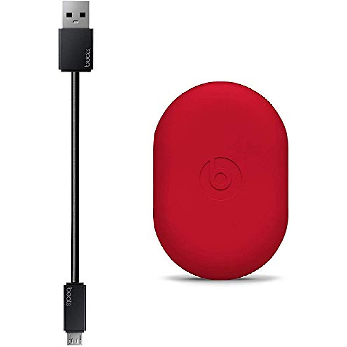 Powerbeats3 Wireless Earphones - Apple W1 Headphone Chip, Class 1 Bluetooth, 12 Hours of Listening Time, Sweat Resistant Earbuds - Defiant Black-Red