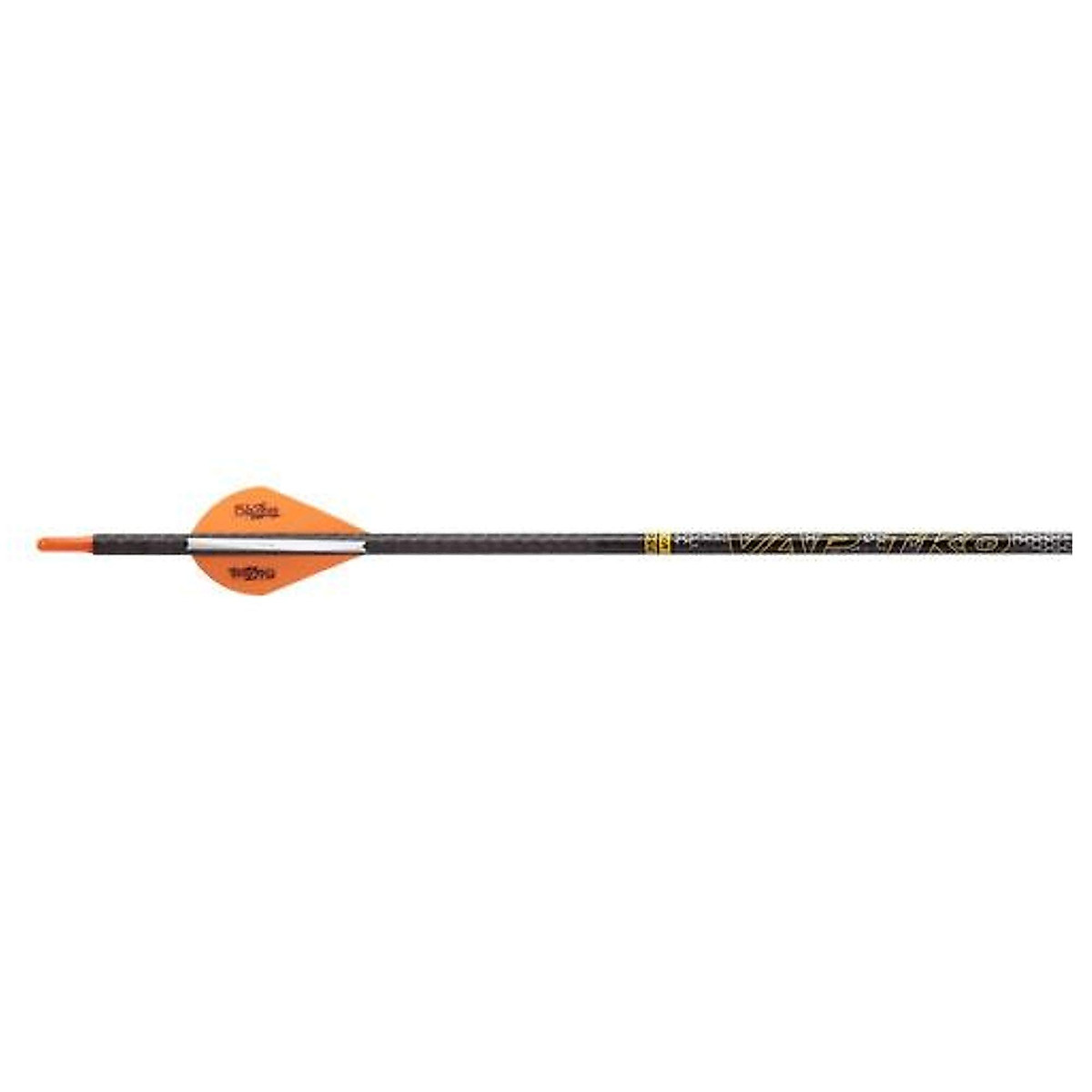 Victory Archery VAP TKO Elite Low Torque 300 Spine Fletched - 6 Pack, Black