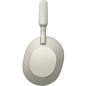 Sony WH-1000XM5 Wireless Industry Leading Noise Canceling Headphones with Auto Noise Canceling Optimizer, Crystal Clear Hands-Free Calling, and Alexa Voice Control, Silver (Renewed)