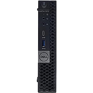 Dell Optiplex 5070 Micro MFF Desktop PC Intel i3-9100T, 16GB DDR4 New 512GB M.2 NVMe SSD, WiFi BT HDMI New KB & Mouse Windows 11 Pro (Renewed)