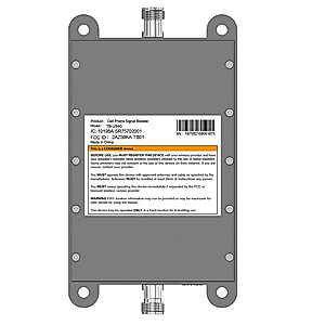 Cell Phone Signal Booster, Home Cell Phone Booster, Support All U.S. Carriers Verizon, AT&T & More, Signal Amplifier Repeater Enhance GSM 3G 4G LTE and 5G Signal Up to 5,000 Sq ft, FCC Approved Gray