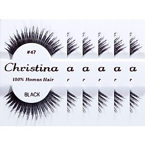 6packs Eyelashes - 47 by Christina