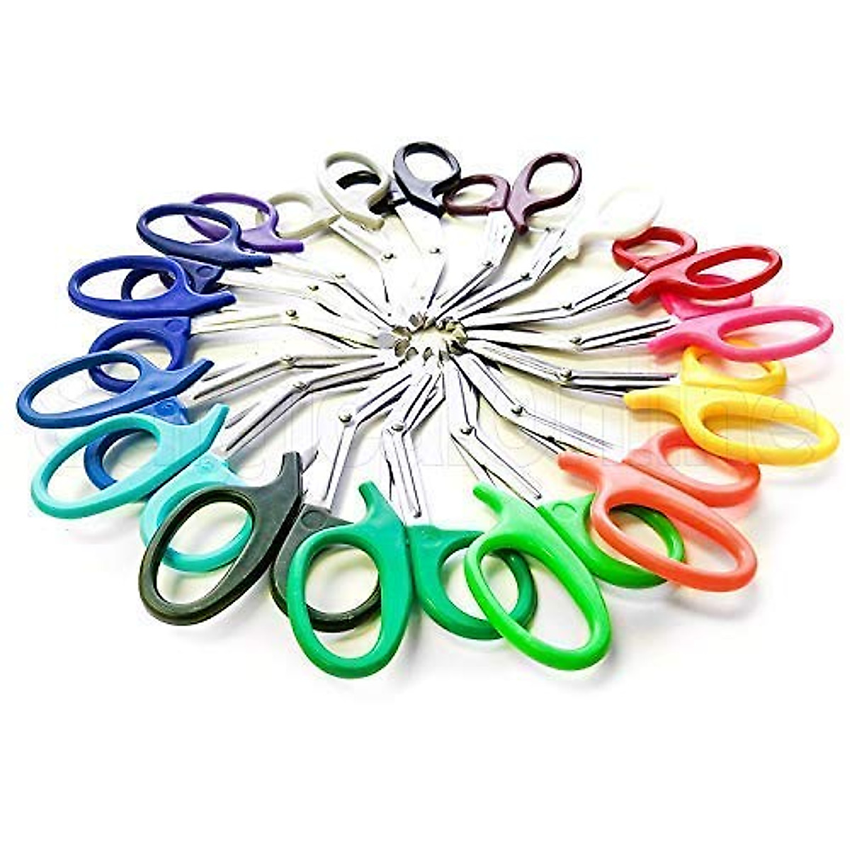 20 pcs EMT Trauma Shear Heavy Duty Assorted Rainbow, Ideal for EMS, Nurse, Medic, Police and Firefighter, Strong Enough to Cut A Penny in Half