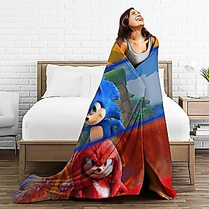 Annviopn Cartoon Throw Blanket 40"X50" Personalized Print Blanket Cozy Soft Blanket for Bed Couch Living Room