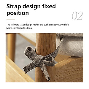 Alapaste 2 Pack Rattan Cooling Seat Cushion Mat,16.5x16.5in Breathable Dining Chair Cushions,Comfort Massaging Seatcover Mat with Ties,Square Summer Cooler Seat Cover Chair Pad for Office,Sofa,Gray