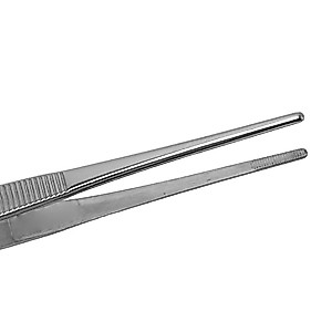 Bonsai Tweezers, Straight Tip Bonsai Spatula Tweezers Removing Moss Picking Up Sprigs Soil Loosening Tool Rustproof for Garden