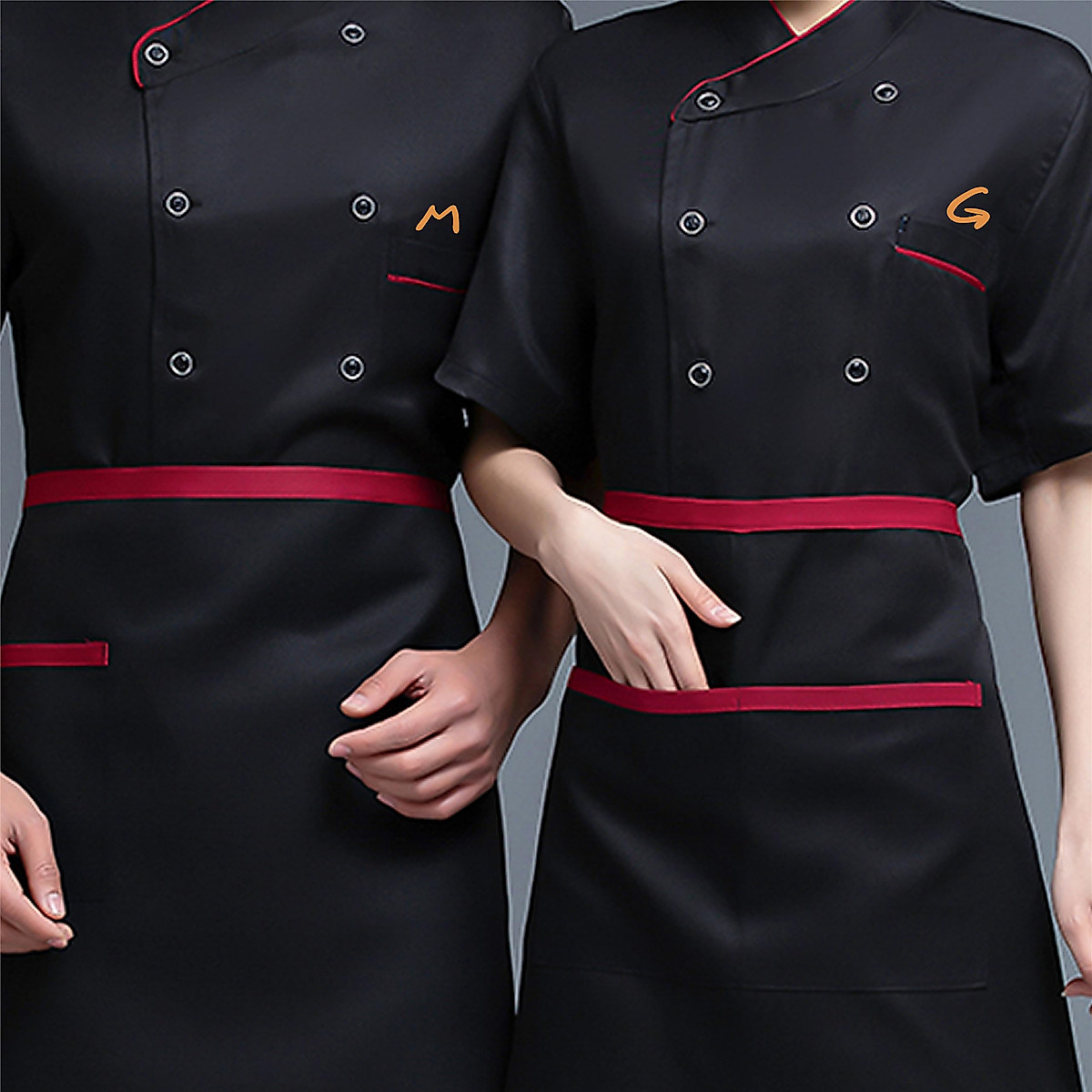 Personalized Chef Coat Short Sleeve/Long Sleeve Catering Shirt Custom Restaurant Work Uniform Food Service Chef Jacket