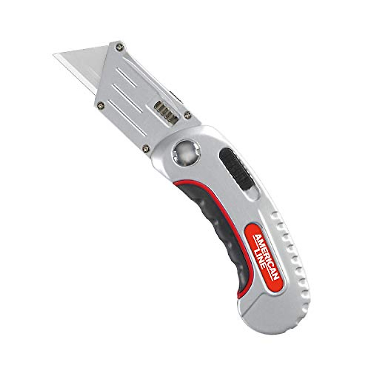 American Line Folding Utility Knife with 6 Blades - Ergonomic Handle Design with Quick Blade Change Technology - 65-0203