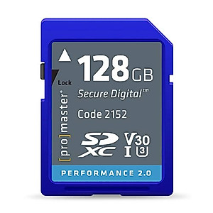 ProMaster SDXC 128GB Performance 2.0, Memory Card, (Model 2152)
