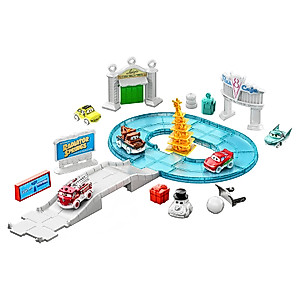 Disney Cars Toys ​Minis Advent Calendar Playset, One a Day Storytelling Racecar Accessories & Surprises, for Kids Age 3 Years and Older