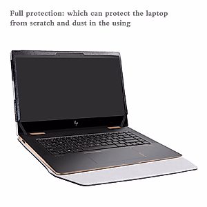 Alapmk Protective Case Cover for 13.3" HP Spectre x360 13 13-apXXXX (Such as 13-AP0023DX) & HP EliteBook x360 830 G5 G6 Series Laptop [Note:Not fit Spectre x360 13-acXXX 13-aeXXX],Black