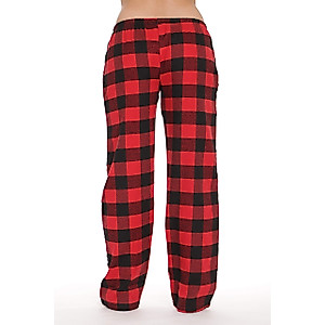 #followme Flannel Pajama Pants for Women Sleepwear PJs 45805-10195-RED-XS