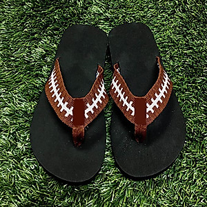 AKWFUNZ Women's Flat Slippers Color Block Pattern Design Fashion Beach Sandals Shoe (RW,10.5)