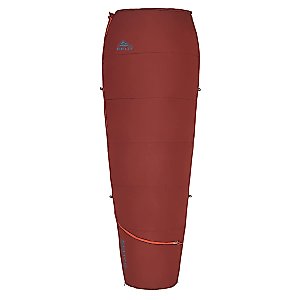 Kelty Rambler 50 Degree Synthetic CloudLoft Insulated Sleeping Bag, Unzips Completely to A Blanket, Anti-Snag Zipper & More, Regular Fired Brick