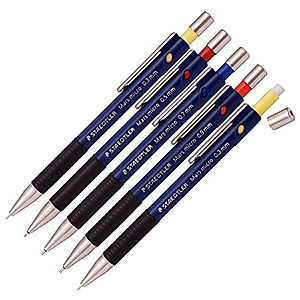 STAEDTLER Mars Micro Drafting Mechanical Pencils 4 pk, 0.3, 0.5, 0.7,& 0.9mm Widths