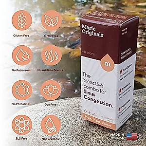 Breathe Blend Essential Oil Sinus Spray | Best Therapeutic Grade Essential Oils for Sleep, Stress, Congestion Relief | Peppermint, Eucalyptus, Rosemary, Clove, Olive, Cajeput, Mint | Aromatherapy Oils