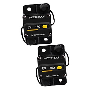 VICASKY Fuse Reset Circuit Breaker 2pcs Waterproof Circuit Breaker Car Circuit Breaker 32v Circuit Breaker Audio 100a Fuse Bimetal Circuit Breaker