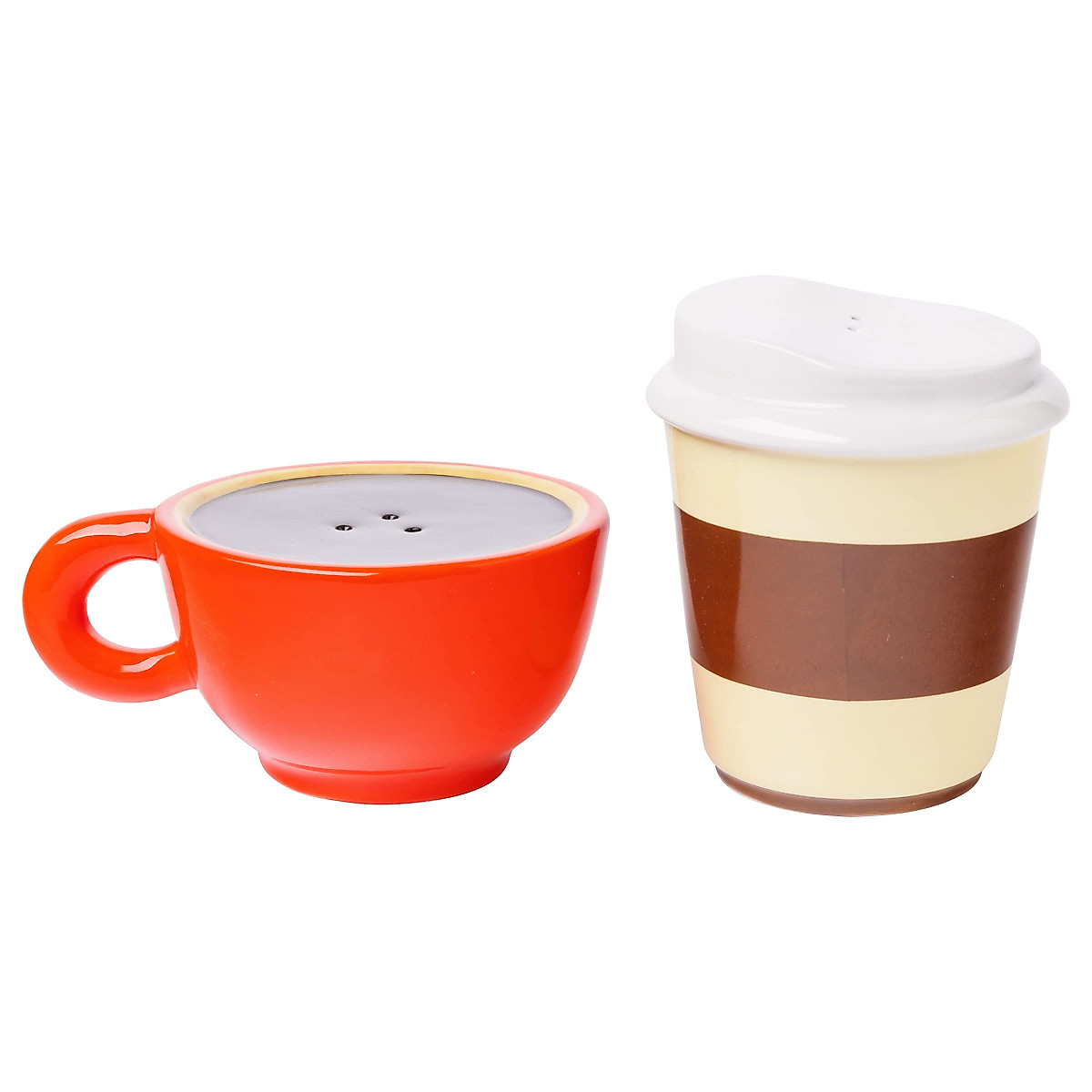 Silver Buffalo Gilmore Girls Latte Mug Ceramic Salt and Pepper Shaker