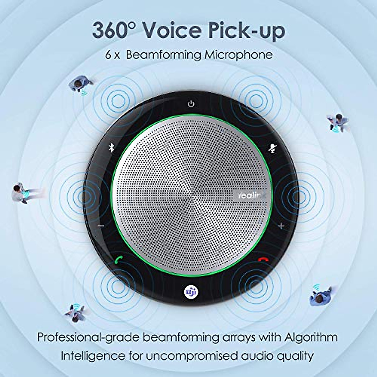 Yealink Video Conference System CP900 Speakerphone&UVC20 Webcam Web Camera with Microphone Teams with Dongle