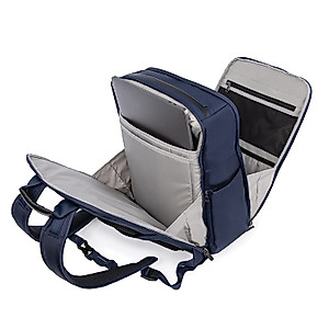 Travelpro Crew Executive Choice 3 Large Backpack Fits Up to 15.6 Laptops and Tablets, USB a and C Ports, Men and Women, Patriot Blue