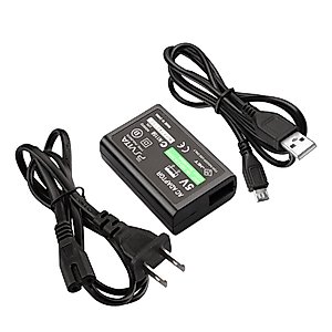 PS Vita Charger, AC Adapter Wall Charger Compatible with Sony PlayStation Vita 2000 (Only Compatible with PSV 2000)