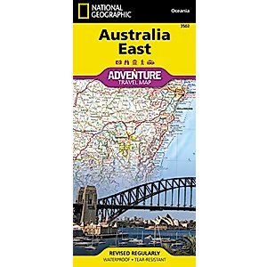 Australia East Map (National Geographic Adventure Map, 3502)