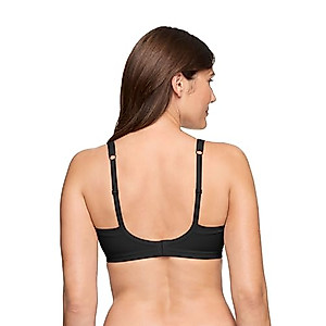 Warner's womens Easy Does It Underarm Smoothing With Seamless Stretch Wireless Lightly Lined Comfort Rm3911a Bra, Rich Black, Large US