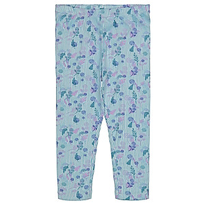 Disney Frozen Elsa Princess Anna Infant Baby Girls Graphic T-Shirts Capri Leggings and Shorts 4 Piece Outfit 18 Months