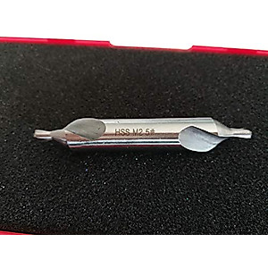 5PC M2HSS Combined Center Drills Countersinks 60 Degree Angle Bit Set