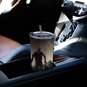 TKJMCSW Many Zombie Travel Mug 20 Oz Tumbler Travel Coffee Mug Insulated Coffee Mug Water Bottle Stainless Steel Insulated Tumblers Insulated Cup Tumbler Cup Coffee Mug with Lid