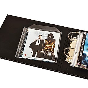 Tarifold Blu-ray Storage Bundle Pack - 50 Blu-ray Protective Sleeves Plus 2 Binders – Optimal Storage and Organizer (10265)