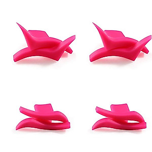 esowemsn 4Pairs of (classic style and dramatic syle) Silicon Wing Eyeliner Stamp Eyeshadow Stencil Models Wing Style Eye Liner Stamp Makeup Template Shaper Beauty Tool Accessories