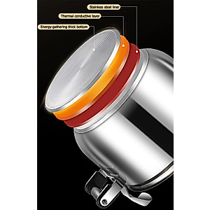 lodnexem Large 42 Quart Professional Pressure Cooker, 304 Stainless Steel Pressure Cooker Extra Large Canning Pot Commercial Canner Ideal for Industry Usage,42qt