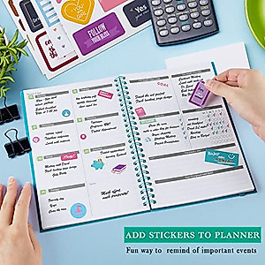 Planner Stickers,24 Sheet/1300+ Calendar Stickers for Adults Planner, Planner Stickers and Accessories for Women Work， Enhance Life Productivity