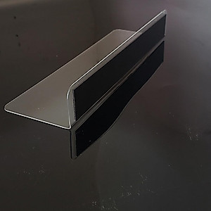 ULTECHNOVO 6pcs Shelf Divider Desk Bookshelf Trash Magnetic Shelves Clear Shelf Separators Plastic Drawer Drawers Plastic Acrylic Shelf Separators Desk Book Shelf Milk Desk Rack Partition PVC