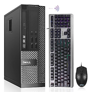 Dell OptiPlex 9020 i7 Desktop Computer,32GB Ram New 1TB SSD, Intel Core i7-4790 3.60GHz, AC7260 Built-in WiFi 5, Dual Monitor Support, DVD-RW, Windows 10 Pro 64bit, RGB Keyboard and Mouse (Renewed)