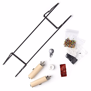 Cousin DIY Creative and Fun Bead Loom Kit with Needle, Thread and More, Black