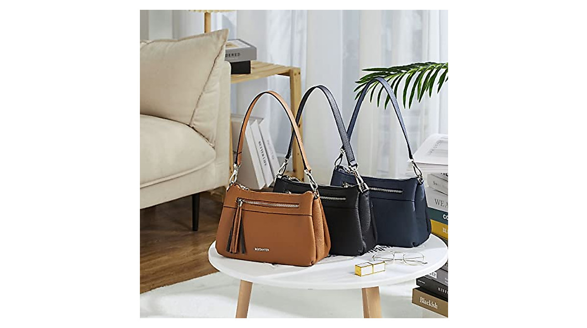 BOSTANTEN Leather Women's Shoulder & Crossbody Bag | Elegant & Practical