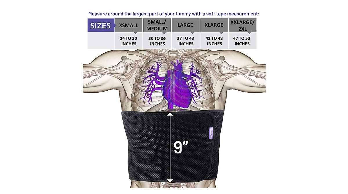 Post Surgery Abdominal Binder for Faster Healing & Swelling Reduction