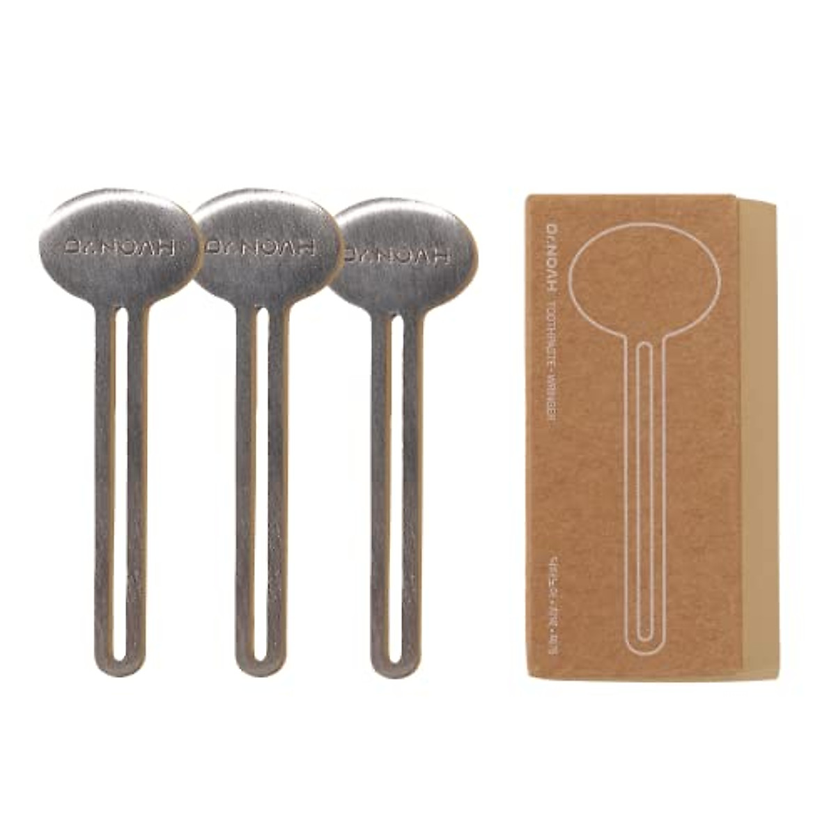 Dr.NOAH Toothpaste Squeezer, 3Pack | Only for Metal Tubes - Toothpaste, Hand Cream, Face Wash, Paint