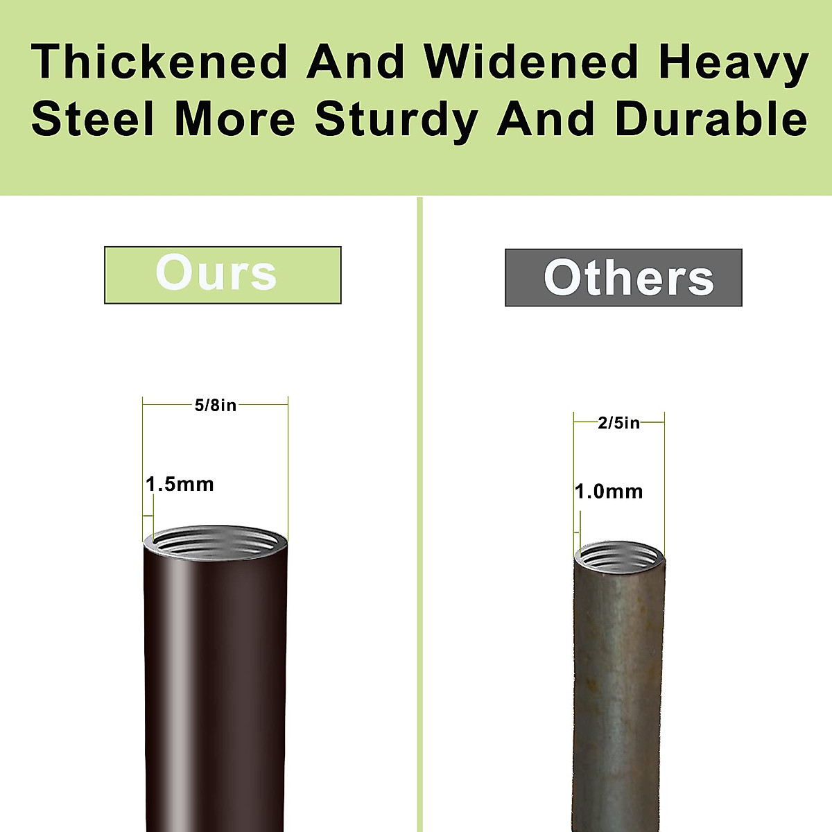 Double Shepherds Hook for Outdoor,78 Inch Bird Feeder Pole with 5 Prongs Base,Adjustable Heavy Duty Garden Hanging Holder for Hanging Plant,Solar Light,Weddings Decor,Hummingbird Feeder（1 Pack）