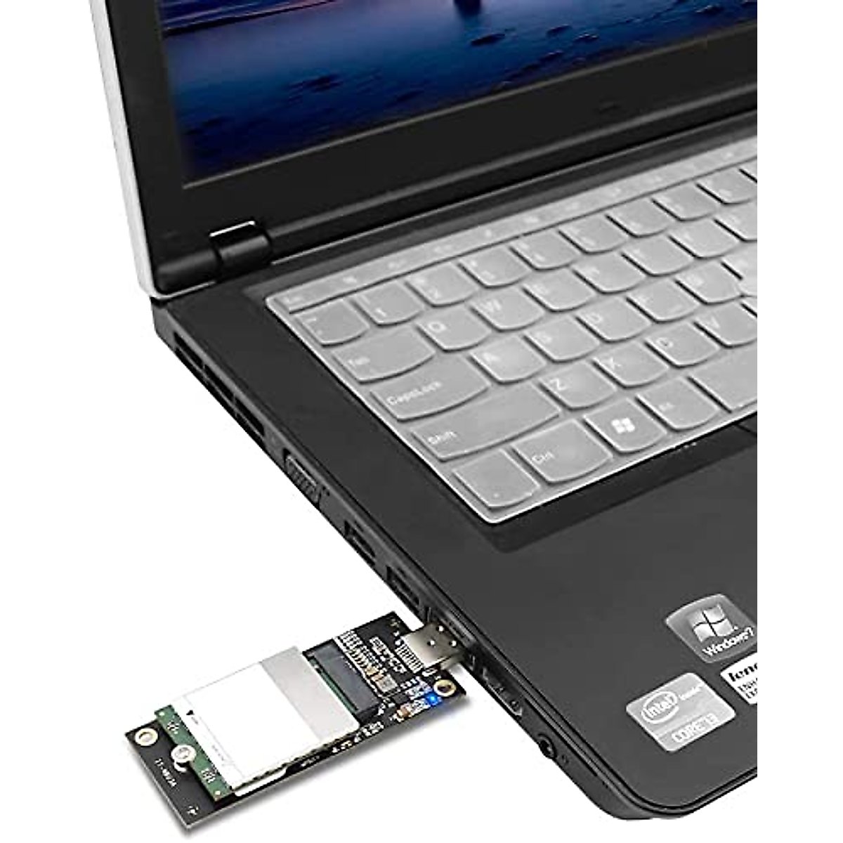 NGFF(M.2) Key B to USB 3.0 Adapter with SIM 6pin Slot for WWAN/LTE Module