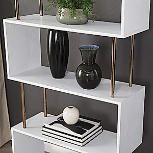Southern Enterprises Beckerman Bookcase, Gold