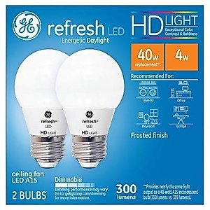 GE Lighting 258485 4 watt Ceiling LED White Bulb44; Daylight Light - Pack of 22