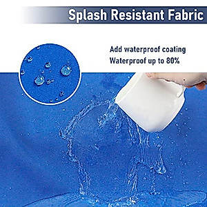 ROFIELTY Chair Cushions 24 inch for Indoor/Outdoor use, Patio Outdoor Seat Cushion, Comfortable Outdoor Furniture Patio Chair Cushion (Blue, 24x24x3)