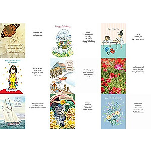 Variety Boxed Greeting Card Assortment by Fravessi | 36 Card Pack + 36 White Envelopes (4x6) | Humorous